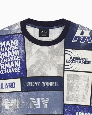 Armani Exchange Regular T-shirt In Cotton Jersey
