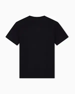 Armani Exchange T-shirt Slim-fit In Cotton Jersey - Black