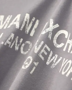 Armani Exchange Regular T-shirt In Cotton Jersey
