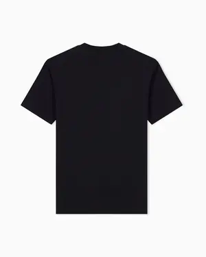 Armani Exchange Regular T-shirt In Cotton Jersey - Black