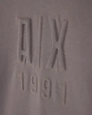 Armani Exchange Sweatshirt In Cotton French Terry - Brown