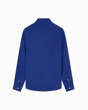 Armani Exchange Oversized Shirt In Eco-viscose Twill