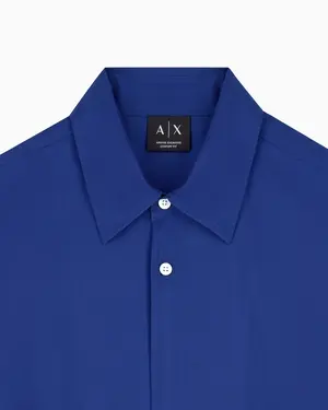 Armani Exchange Oversized Shirt In Eco-viscose Twill