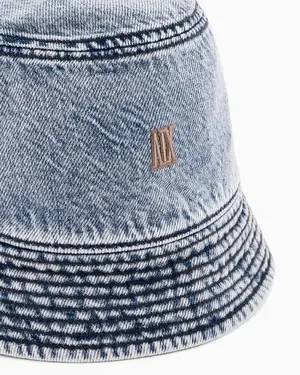 Armani Exchange Lightweight Denim Bucket Hat