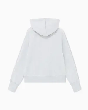 Armani Exchange Embroidered Cotton French Terry Hoodie