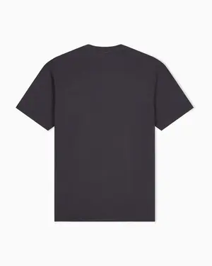 Armani Exchange Regular T-shirt In Cotton Jersey - Brown
