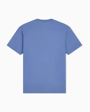Armani Exchange Regular T-shirt In Cotton Jersey - Light Blue