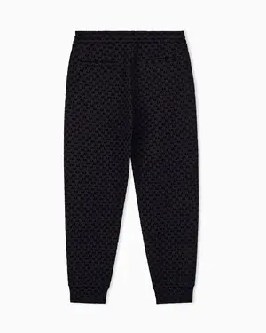 Armani Exchange Regular Fit Jersey Pants With Bonded Stretch