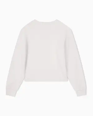 Armani Exchange Cotton French Terry Crewneck Sweatshirt