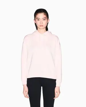 Armani Exchange Scuba Hoodie With Lettering Logo