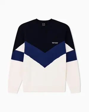 Armani Exchange Regular Fit Cotton Pullover - Patterned