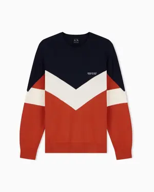 Armani Exchange Regular Fit Cotton Pullover - Patterned