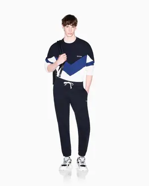 Armani Exchange Regular Fit Cotton Pullover - Patterned