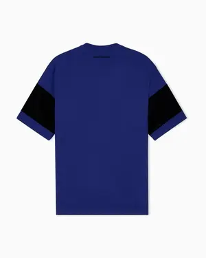 Armani Exchange Regular T-shirt Cotton Jersey - Blue