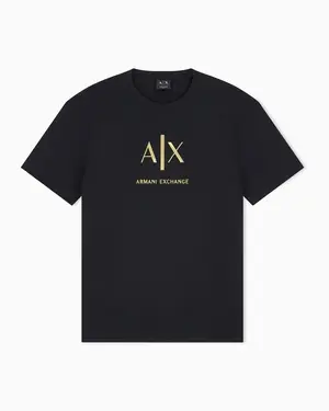 Armani Exchange Slim Fit T-shirt Cotton Jersey - Black