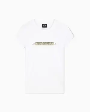 Armani Exchange Slim Fit Stretch Cotton T-shirt - White
