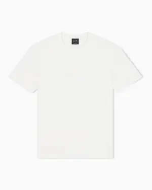 Armani Exchange Regular T-shirt In Cotton Jersey - White