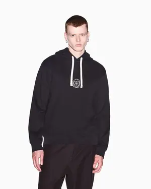 Armani Exchange Sweatshirt In Cotton French Terry - Brown