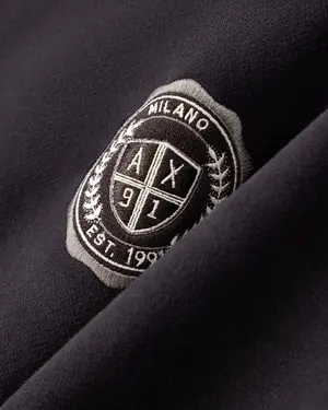 Armani Exchange Sweatshirt In Cotton French Terry - Brown