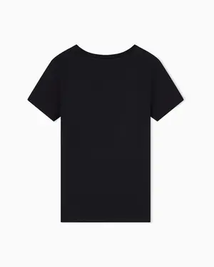 Armani Exchange Regular Fit Cotton Jersey T-shirt - Black