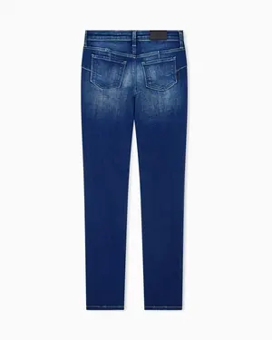 Armani Exchange Slim Fit 5 Pockets Pant In Denim Stretch