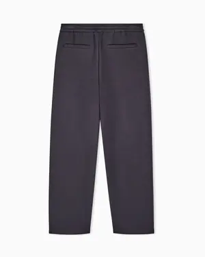 Armani Exchange Relaxed Trouser In Stretch Cotton Jersey
