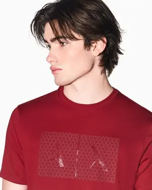 Armani Exchange Slim Fit T-shirt Essential Cotton Jersey - Red