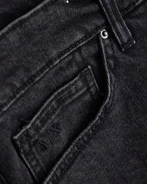 Armani Exchange Slim Fit 5 Pockets Pant In Denim Stretch Washed