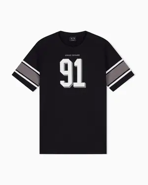 Armani Exchange Slim Fit T-shirt Cotton Jersey - Black