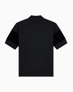 Armani Exchange Regular Fit Polo Shirt In Mercerized Cotton Jersey