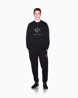 Armani Exchange Regular Fit Sweatshirt Stretch Cotton Jersey
