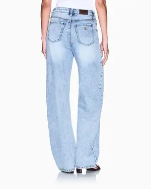 Armani Exchange Relaxed Fit Jeans In Lyocell Denim