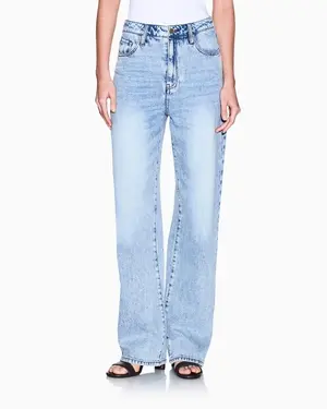 Armani Exchange Relaxed Fit Jeans In Lyocell Denim