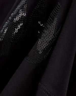 Armani Exchange Sweatshirt Stretch Viscose Scuba - Black