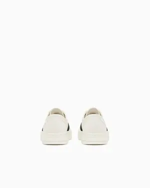 Armani Exchange Sneakers In Cotton Twill With Webbing