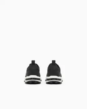 Armani Exchange Sneakers In Knit With Rubber Sole