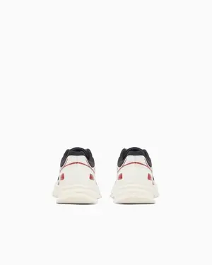 Armani Exchange Sneakers In Mesh With Metallic Details