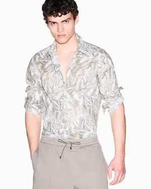 Armani Exchange Oversized Cotton Shirt