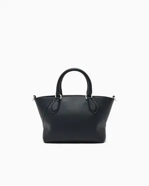 Armani Exchange Shopping Bag In Faux Leather