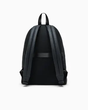 Armani Exchange Backpack In Coated Fabric