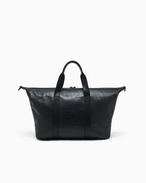 Armani Exchange Duffle Bag With Coated Exterior