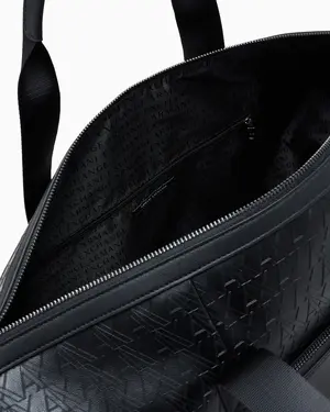 Armani Exchange Duffle Bag With Coated Exterior