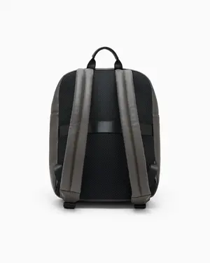 Armani Exchange Backpack With Outside Coating - Brown