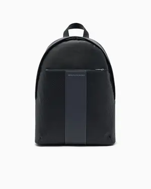 Armani Exchange Backpack With An Outside Coating - Black