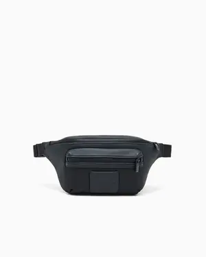 Armani Exchange Coated Waistbag Belt Bag - Black