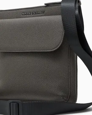 Armani Exchange Messenger Bag Flat Crossbody - Brown
