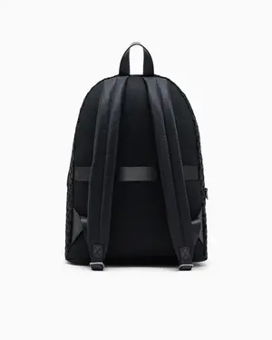 Armani Exchange Backpack In Smooth Technical Fabric