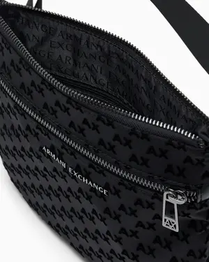 Armani Exchange Flat Crossbody Messenger Bag