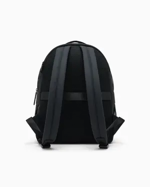 Armani Exchange Backpack In Coated Fabric