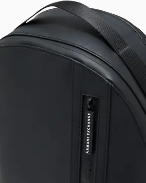Armani Exchange Backpack In Coated Fabric